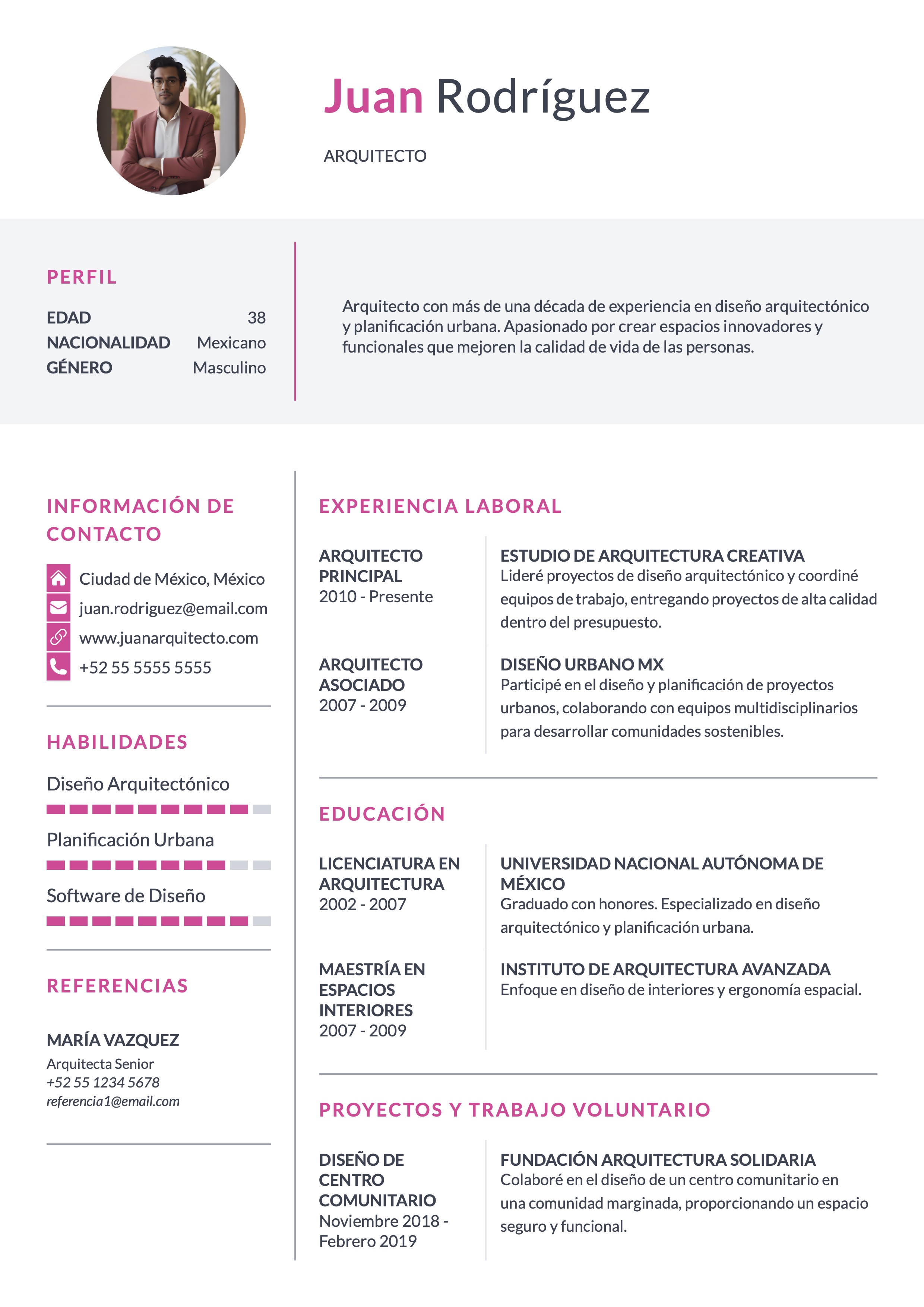 Crear Curriculum Free CV Google Docs Templates Gdoc.io